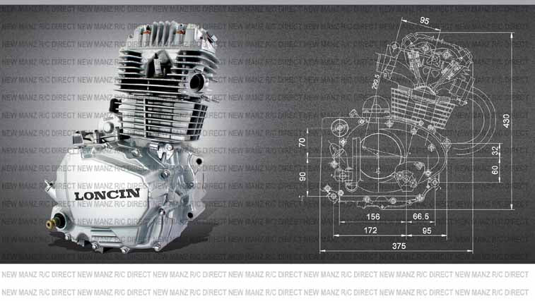 Loncin CBD 250cc OHC engine – Newmanz RC Direct
